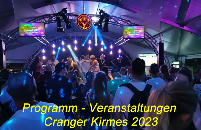 Programm-Veranstaltungen Cranger Kirmes 2023